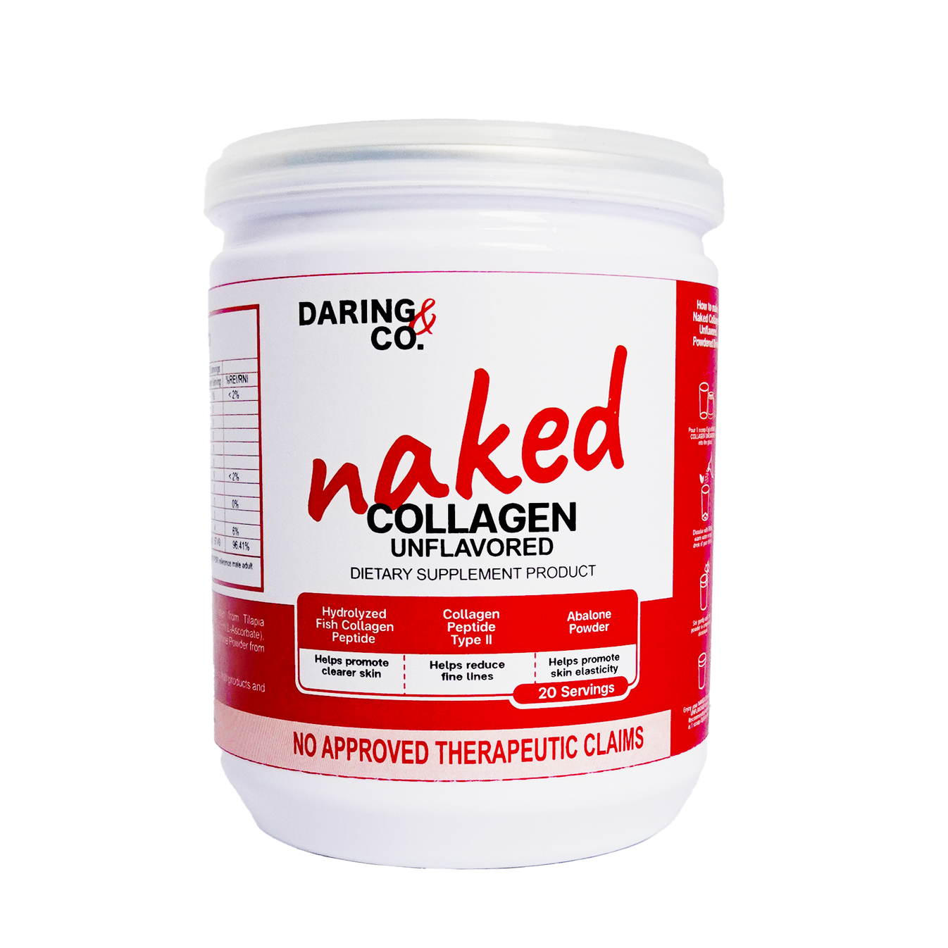 Naked Collagen Unflavored Jar 100g (Expiring Nov 2026) – DREAMRS